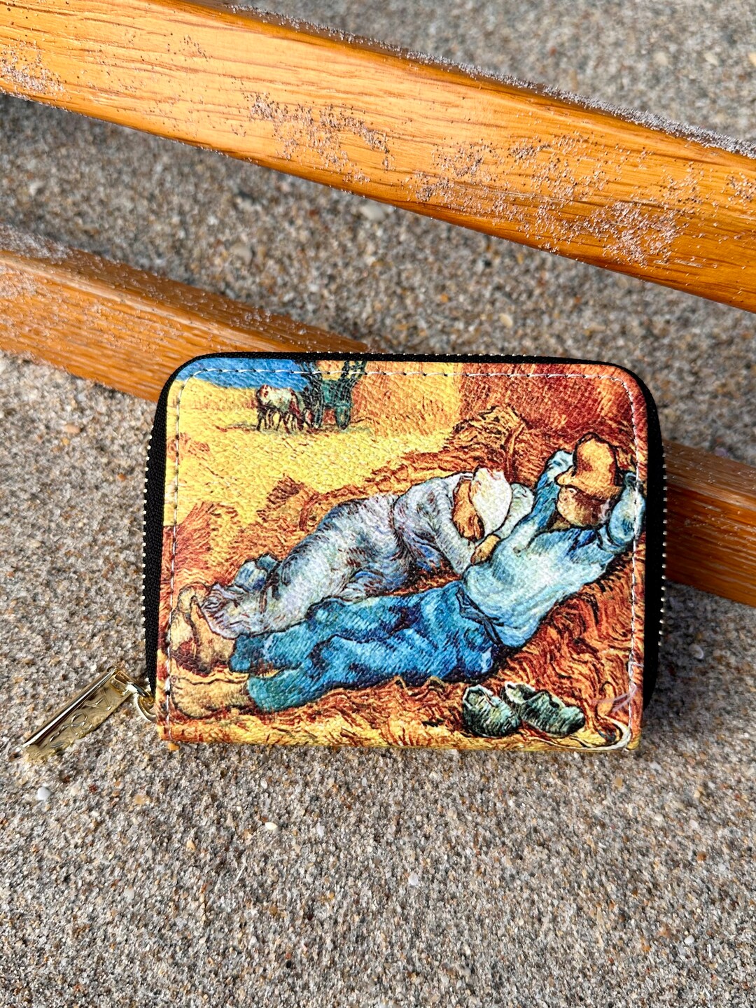 Vincent Van Gogh Noon - Rest From Work Small Leather Wallet - Etsy