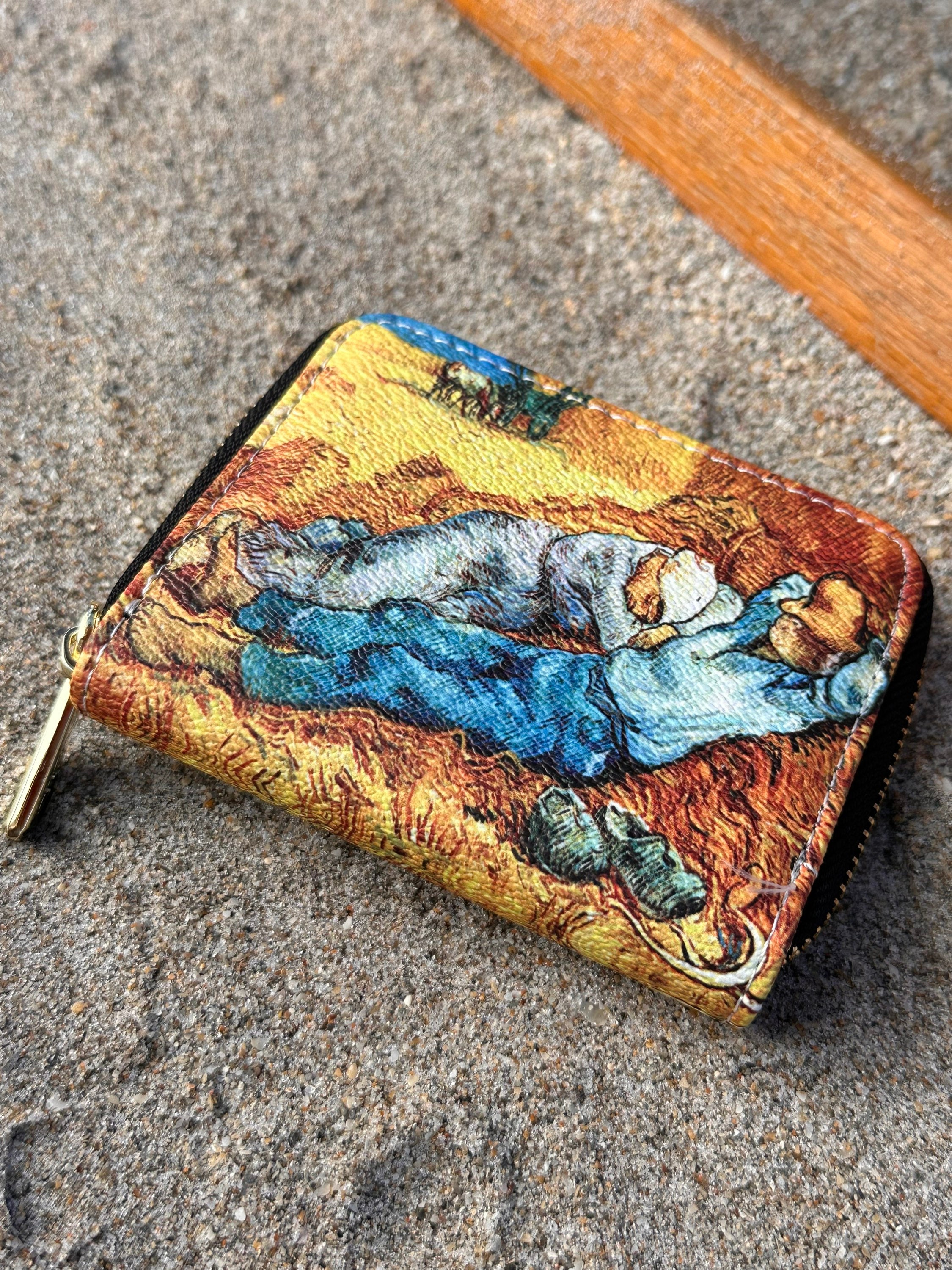 Vincent Van Gogh Noon - Rest From Work Small Leather Wallet - Etsy