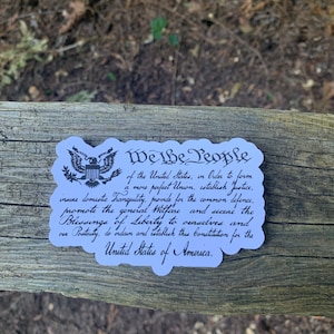 Preamble Sticker | Patriotic Sticker | Water Bottle Sticker ...