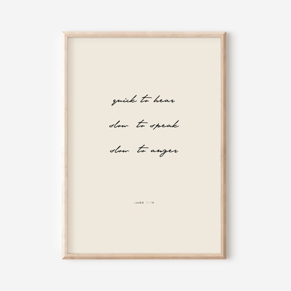 James 1 19 - Etsy