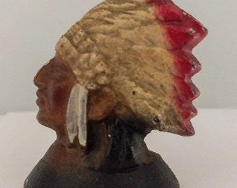 Indian Head Cast Iron - Etsy