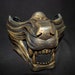 Wolf Oni Berserk Menpo Mask Samurai Fenrir | Etsy