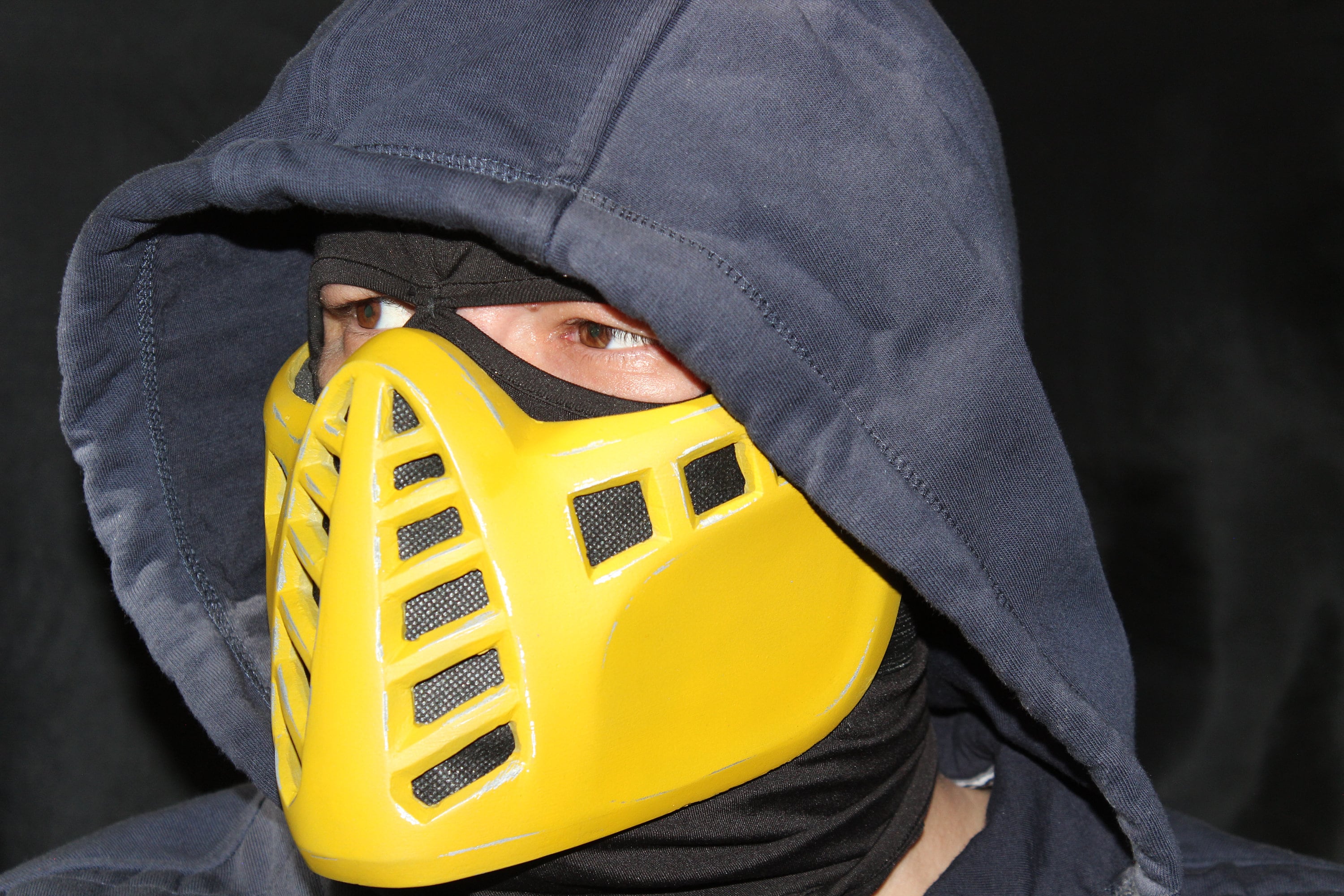 MK11 Scorpion Mask Mortal Kombat Classic for Cosplay | Etsy