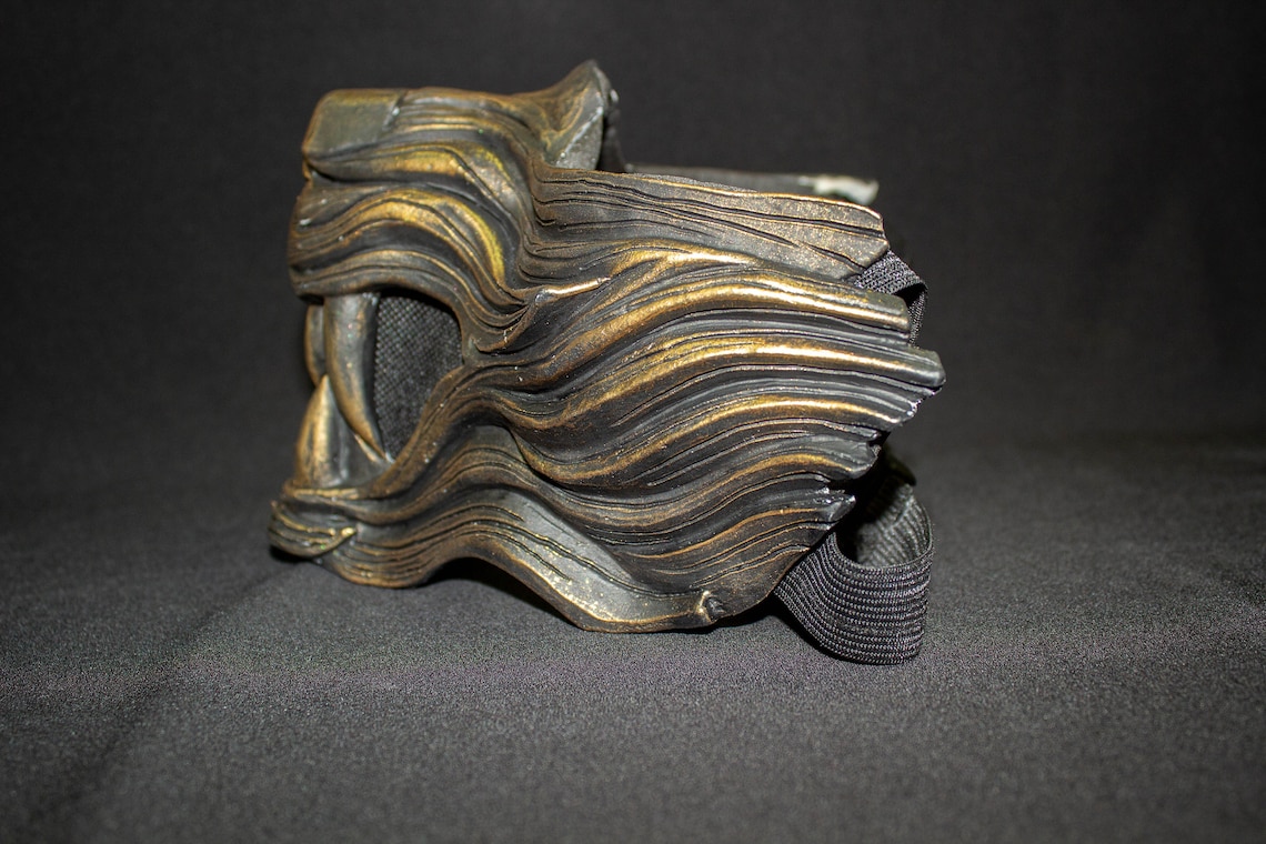 Wolf Oni Berserk Menpo Mask Samurai Fenrir - Etsy