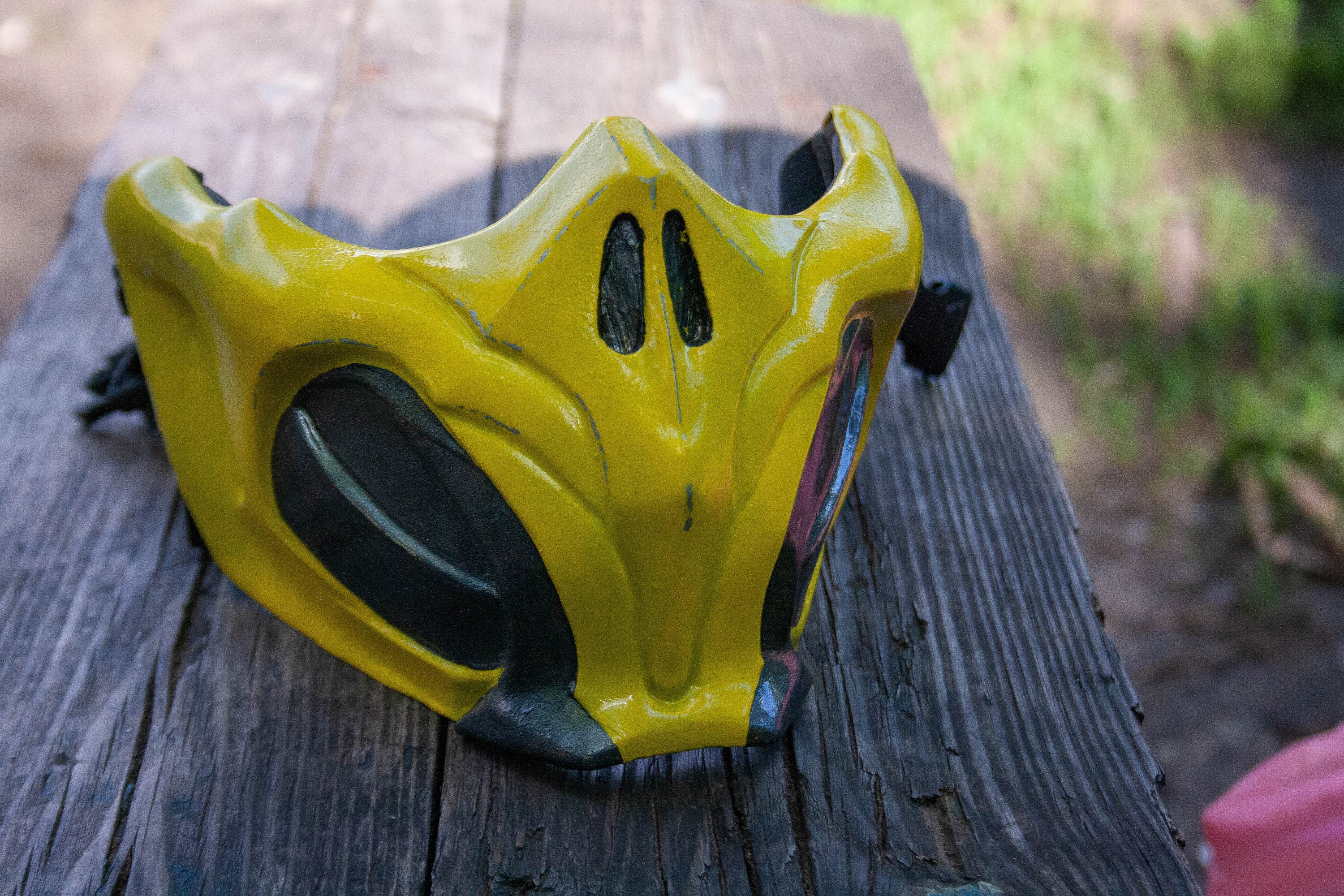 Scorpion mask from Mortal Kombat 11 Fiery Grandmaster | Etsy