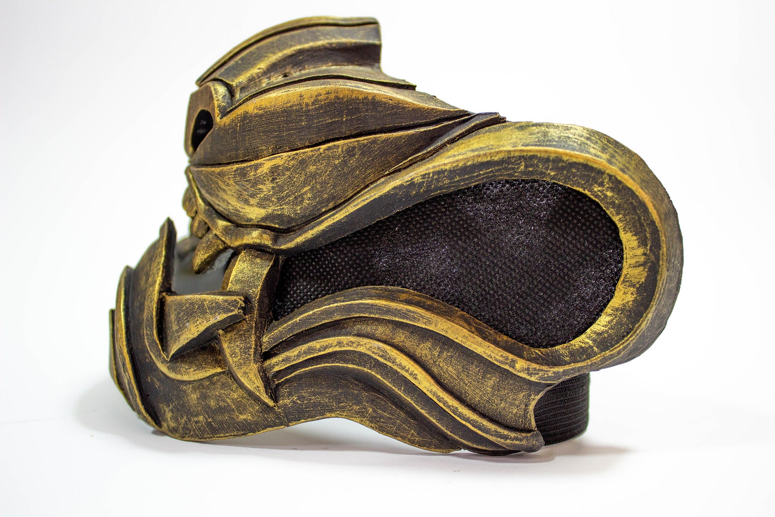 Lion Oni Mask Half Face Samurai Armor - Etsy
