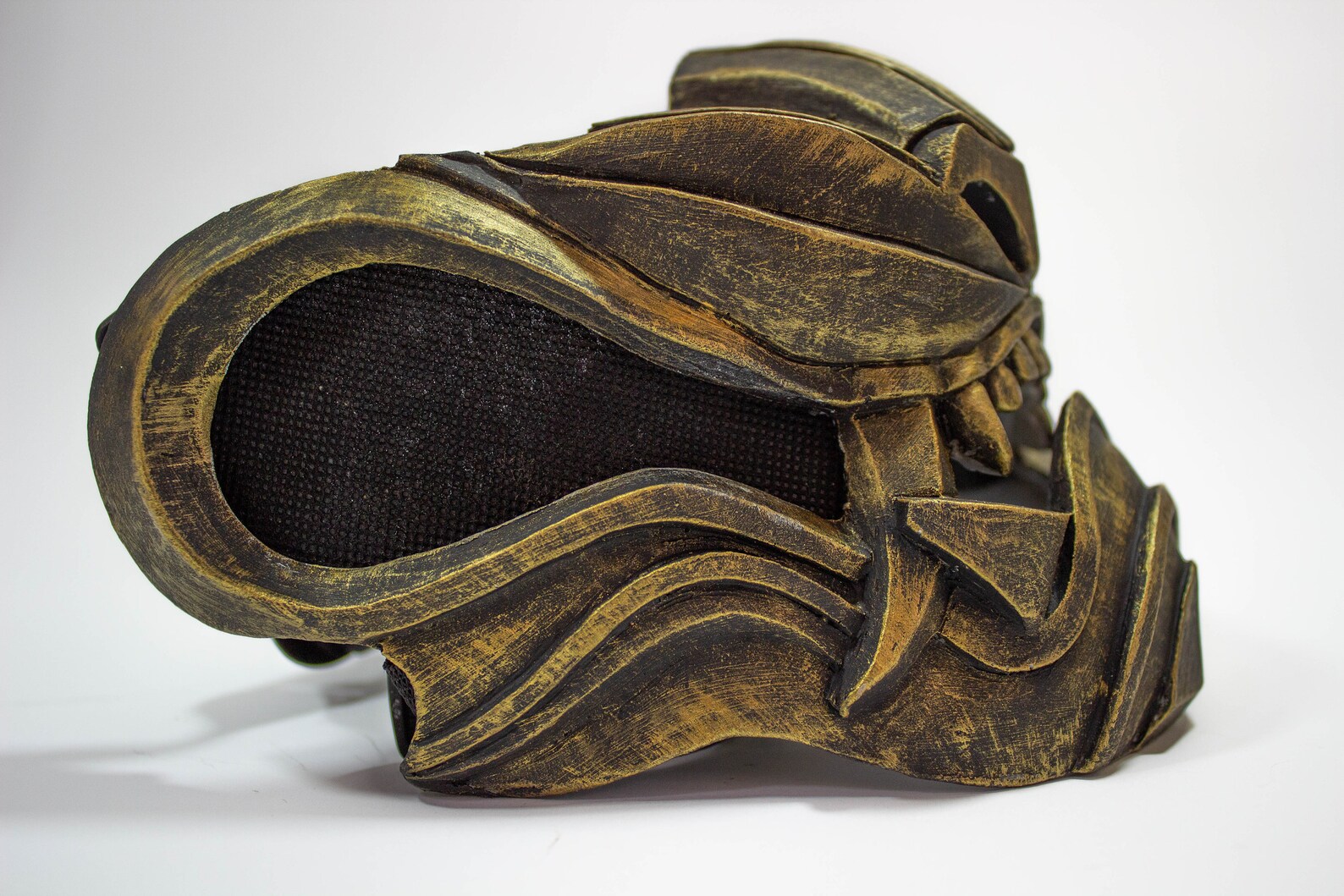 Lion Oni Mask Half Face Samurai Armor - Etsy
