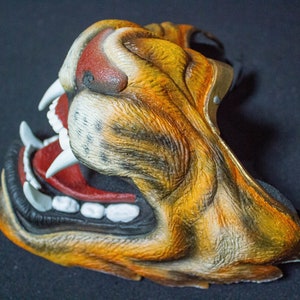 Tiger Mask Samurai Animal Grin King Tekken - Etsy