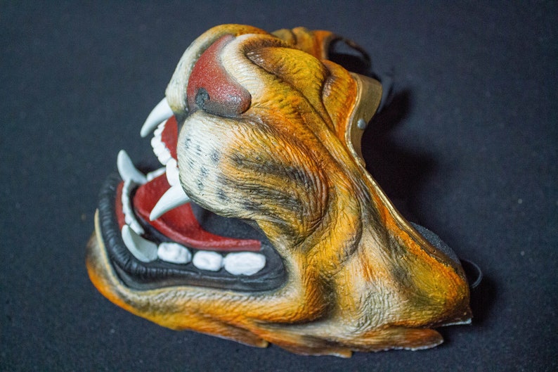 Tiger Mask Samurai Animal Grin King Tekken - Etsy