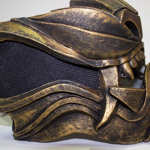 Lion Oni Mask Half Face Samurai Armor - Etsy