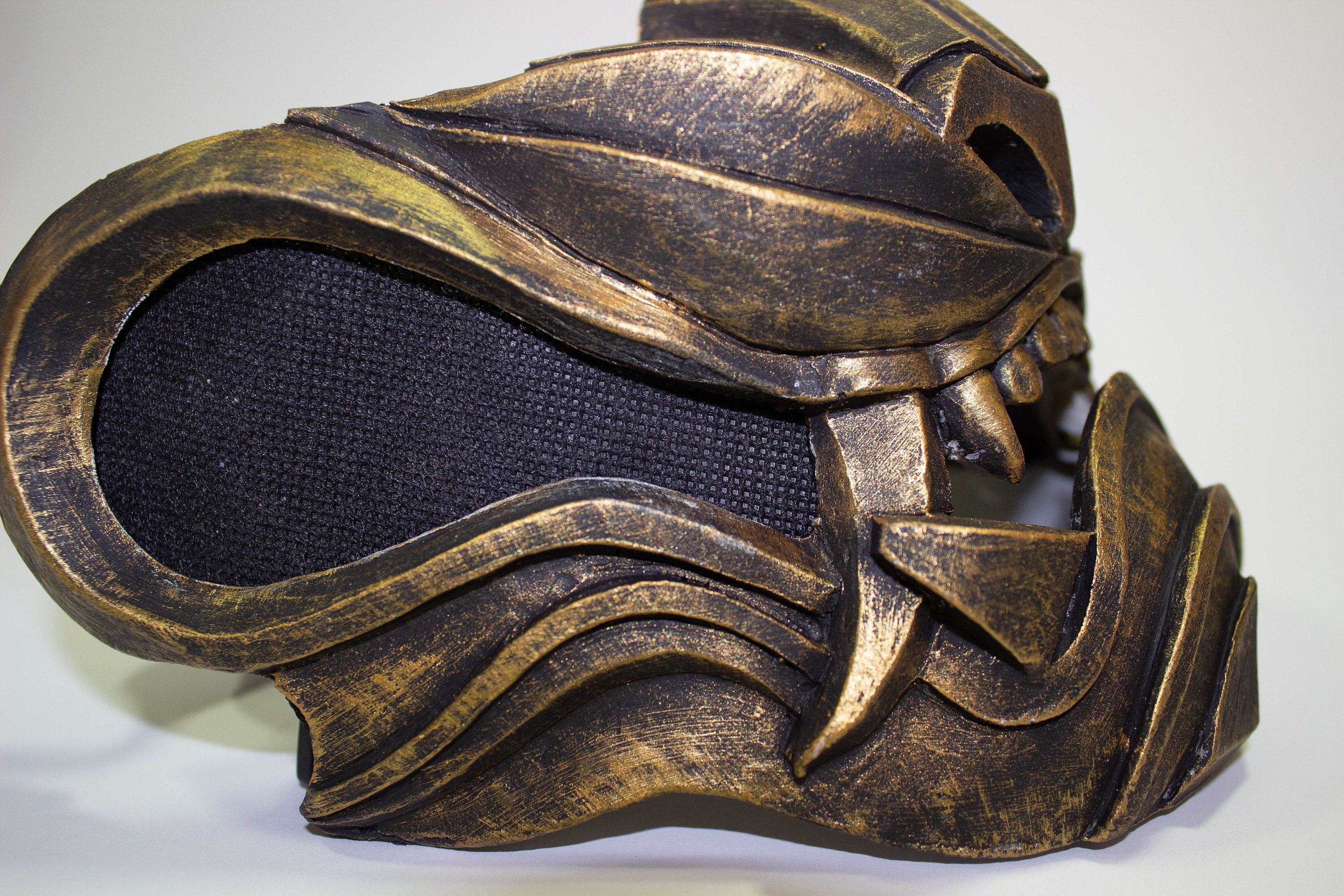 Lion Oni Mask Half Face Samurai Armor | Etsy
