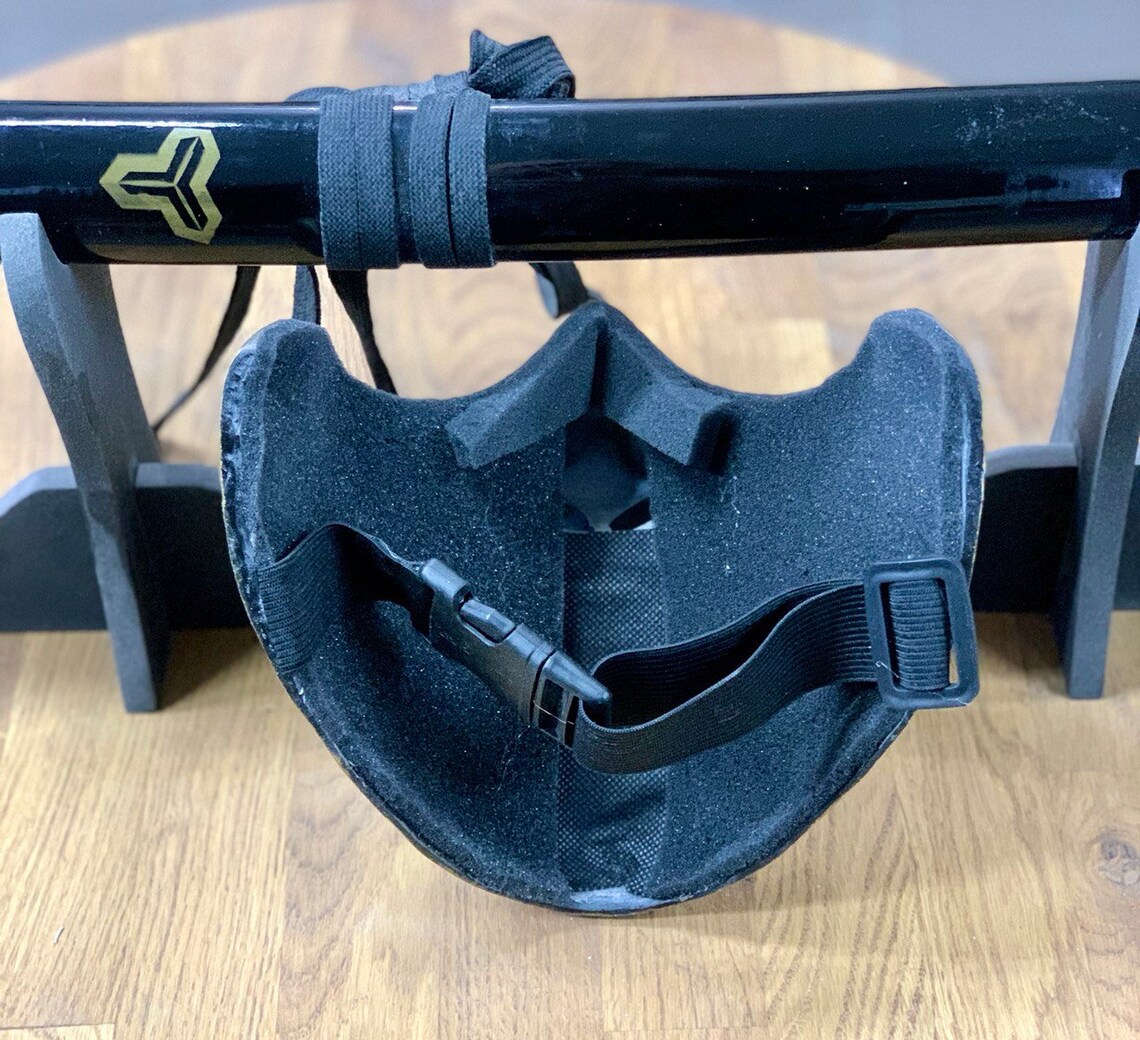 Half Face Gold Demon Assassin Ronin Samurai Mask Cool Baddass - Etsy