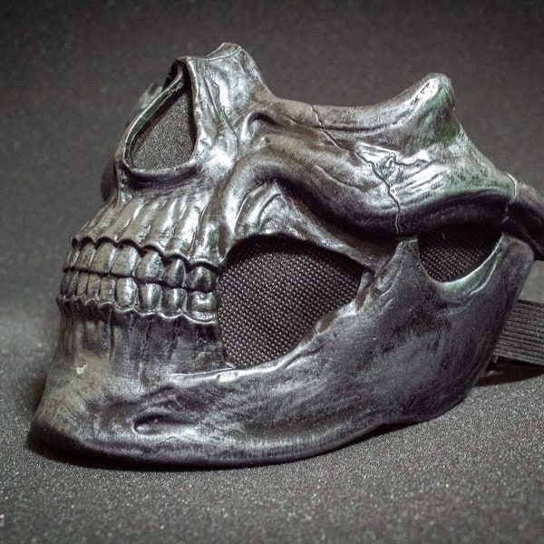 Half Skull Mask - Etsy