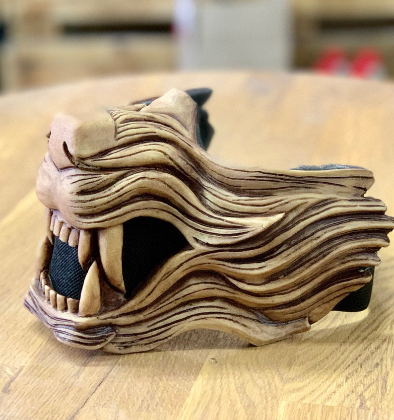Bone Wolf Mask Samurai - Etsy