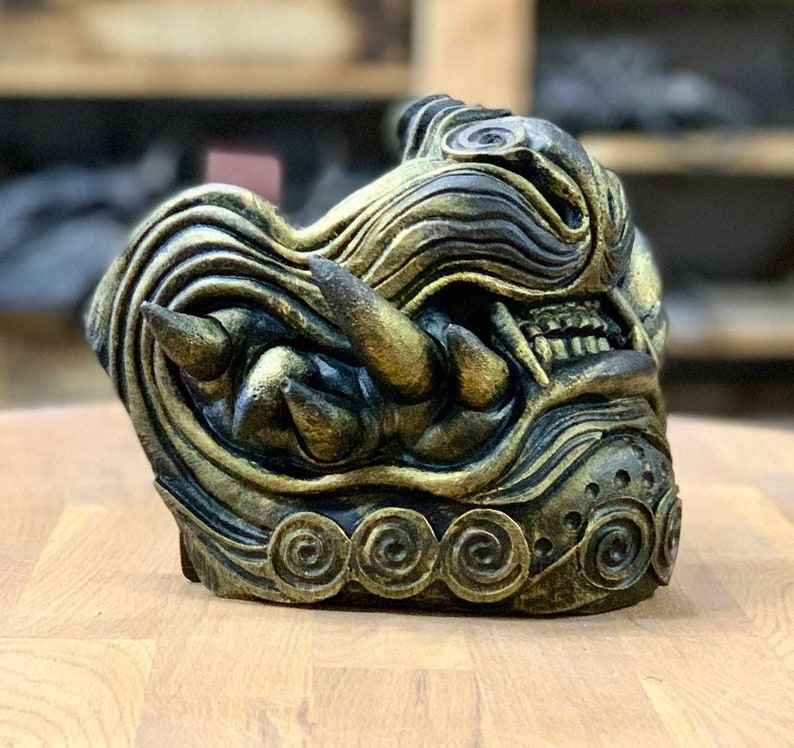 VINTAGE Mask Lion Mask Samurai Mask Samurai Armor Cosplay - Etsy