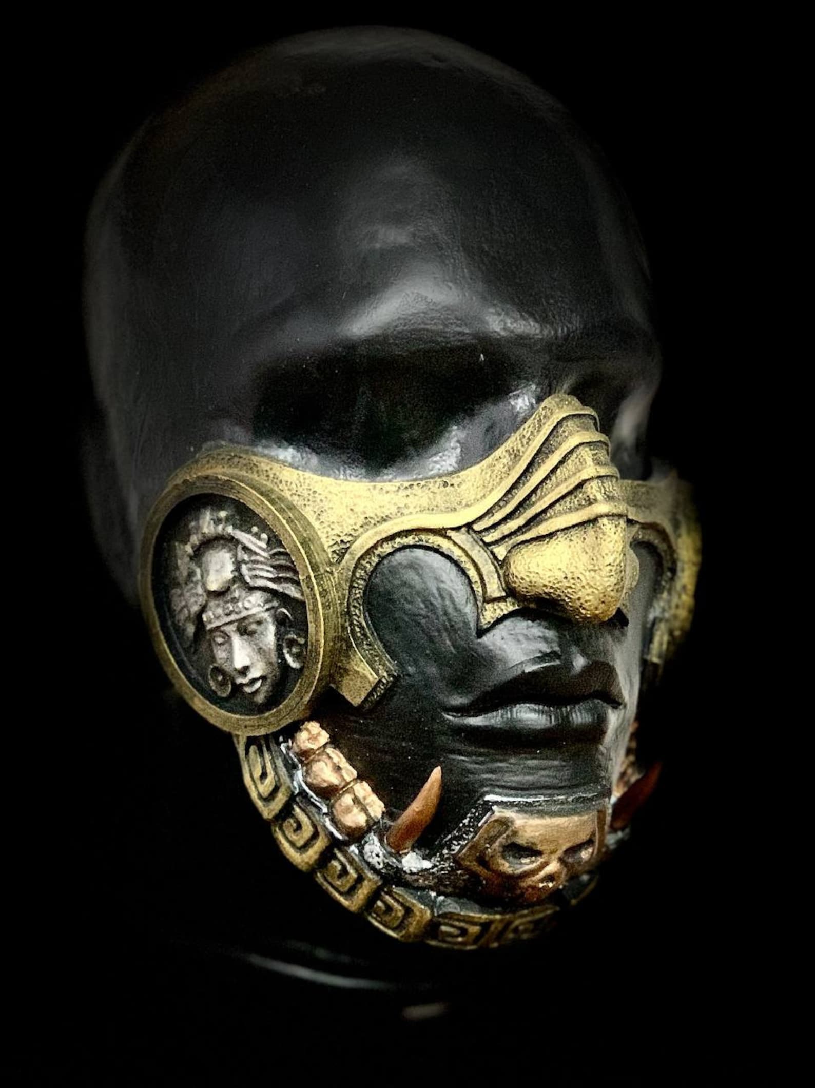 Aztec Warrior Mask - Etsy