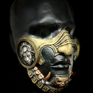 Aztec Warrior Mask - Etsy