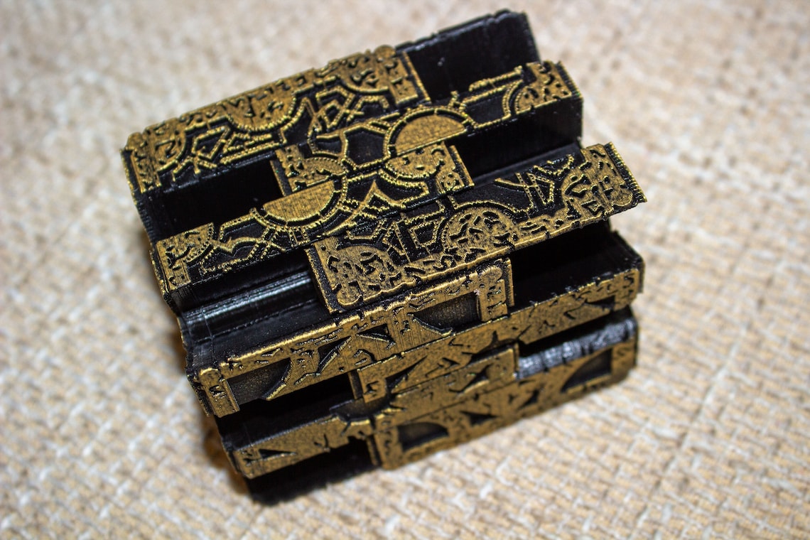 Hellraiser Cube From Hell Puzzle Box Crying Functional | Etsy