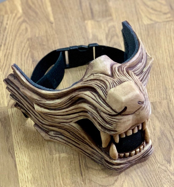 Bone Wolf Mask Samurai - Etsy