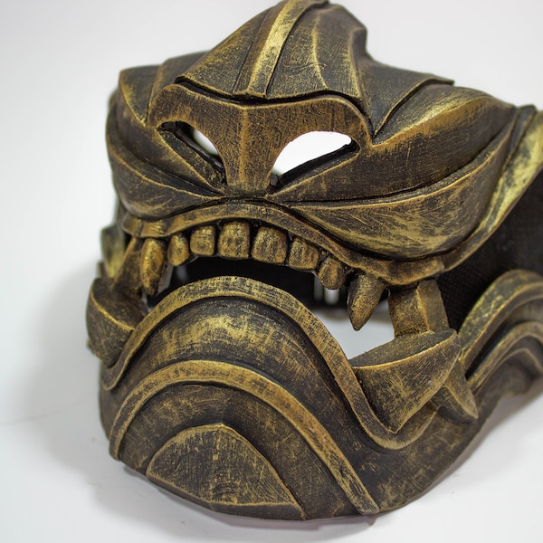 Oni Mask Half Face - Etsy