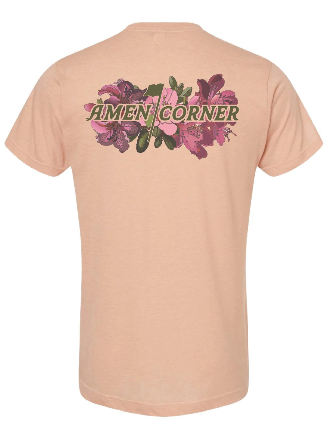 Masters Golf Tournament T-shirt Amen Corner With Azaleas - Etsy