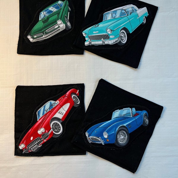 Vintage Car Coasters - Etsy