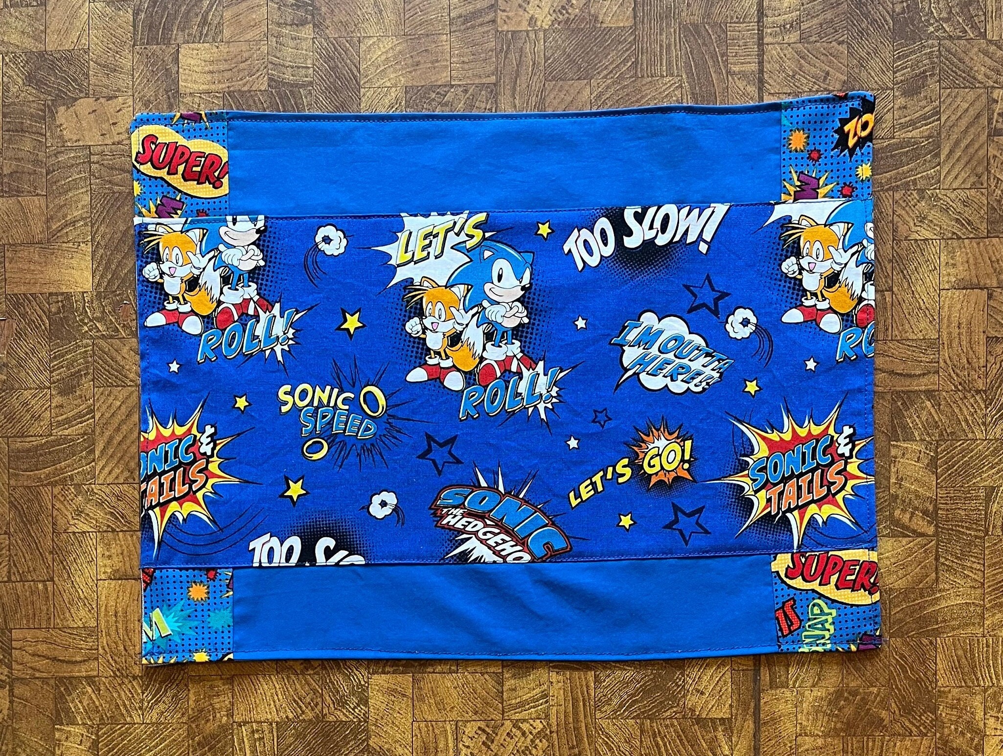 Placemats for Kids: Sonic, Elsa, Anna and Other Cartoon Characters ...