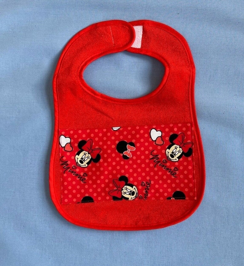 BIBS Minnie & Mickey Mouse for Baby or Toddler. Red, White, Other ...