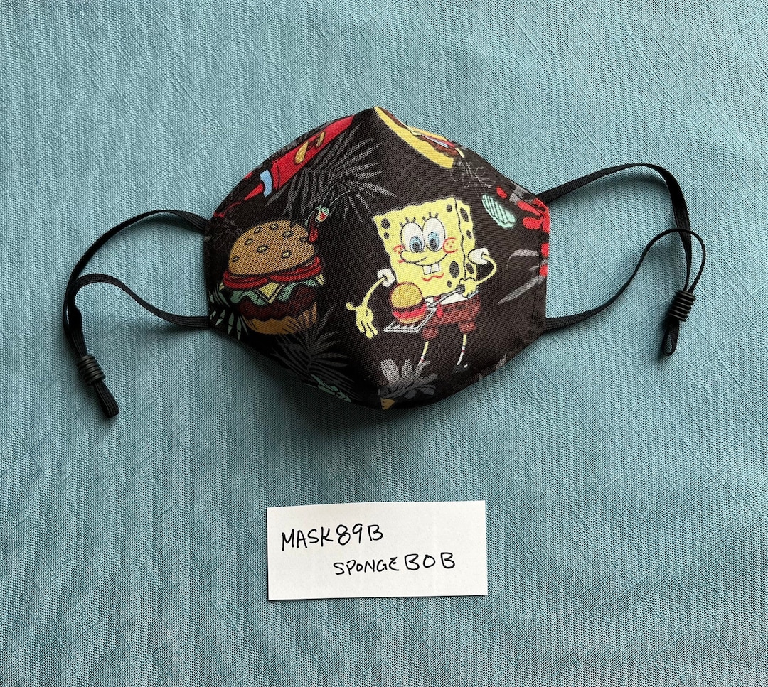 SALE on Spongebob MASK for Children. Masks for Teens & Adults Made Upon ...