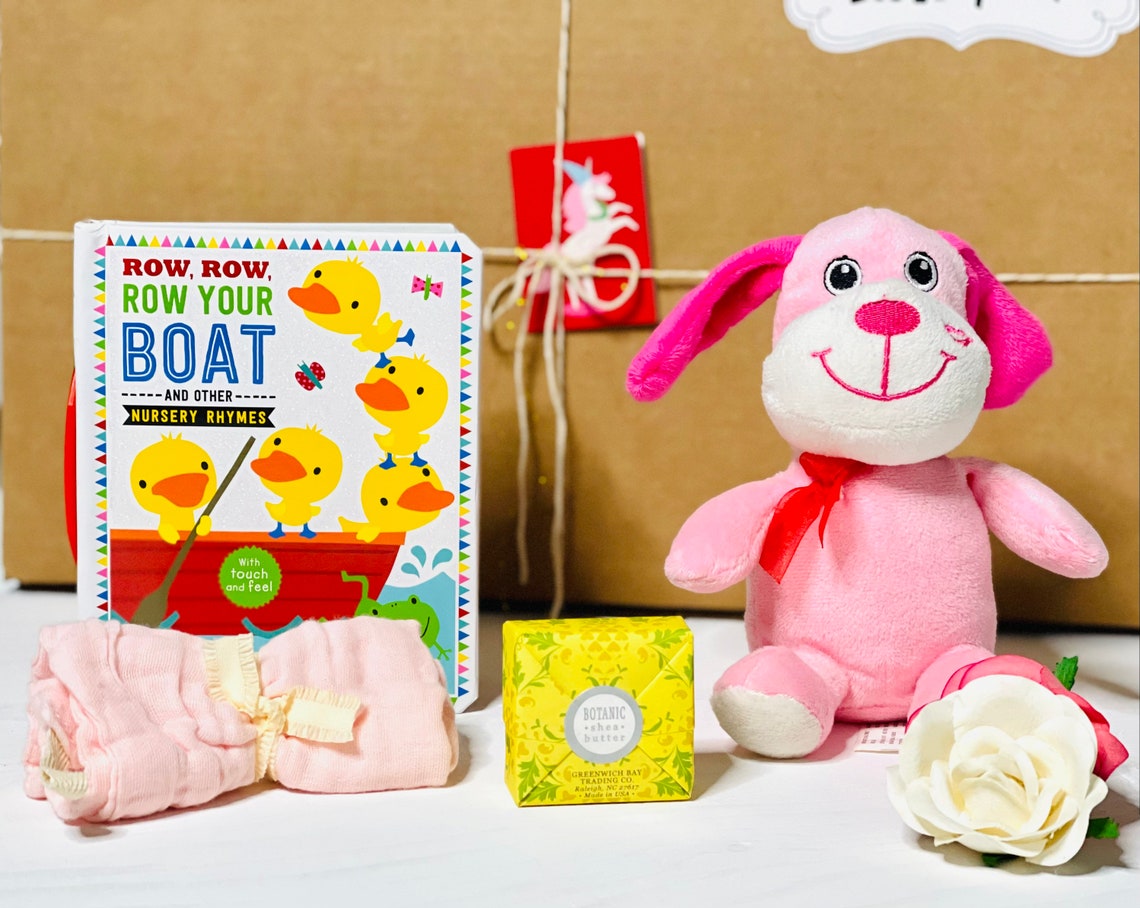 BABY GIFT BOX Portrait Baby Feet Newborn Birthday Gender Neutral Boys ...