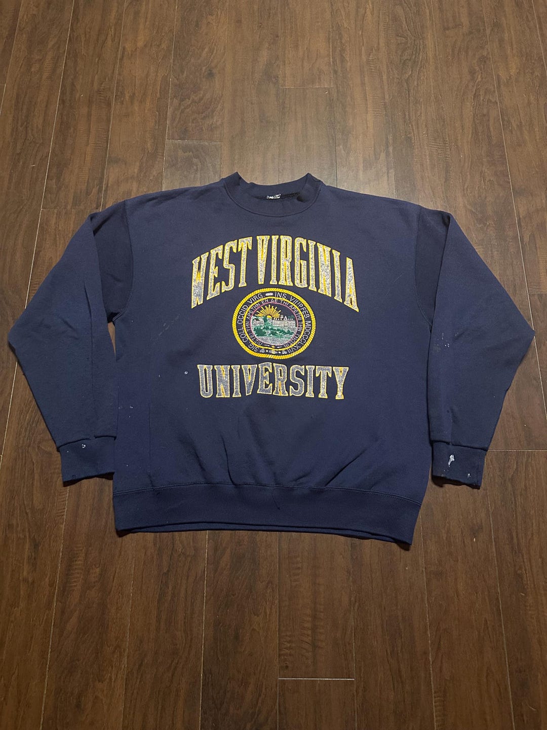 Vintage 1990s West Virginia University WVU Collegiate Crewneck ...