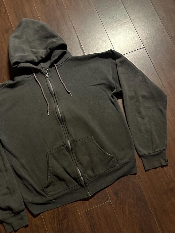 Vintage 1980s/90s MacGregor Dark Grey Black Full Zip … - Gem