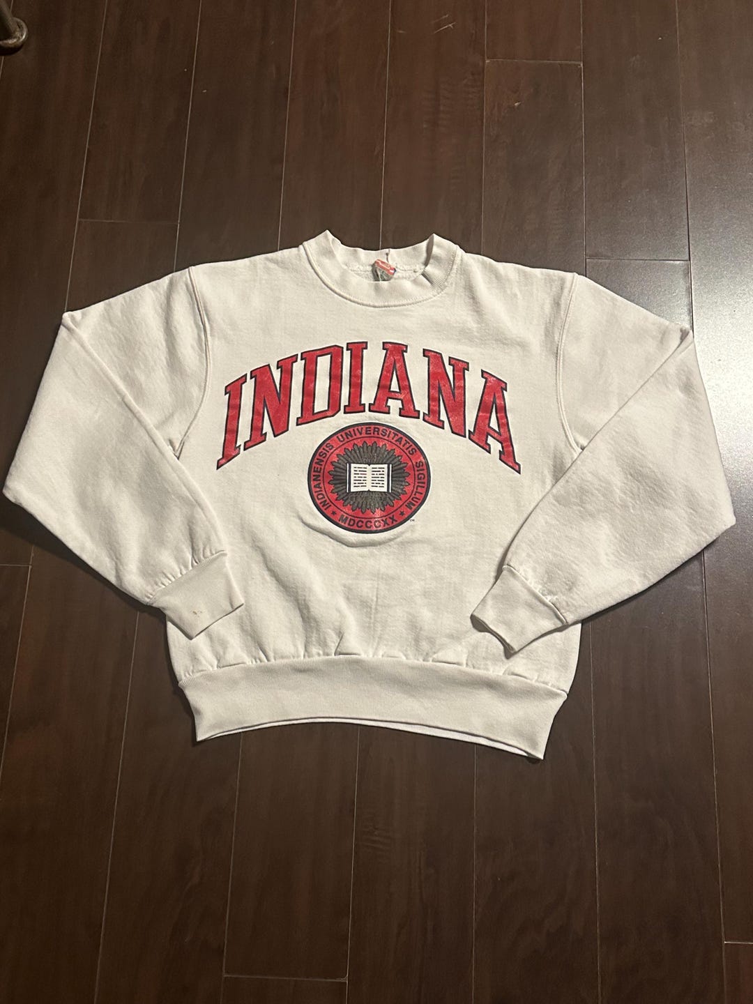 Vintage 1990s Indiana State University Collegiate Spell Out Crewneck ...