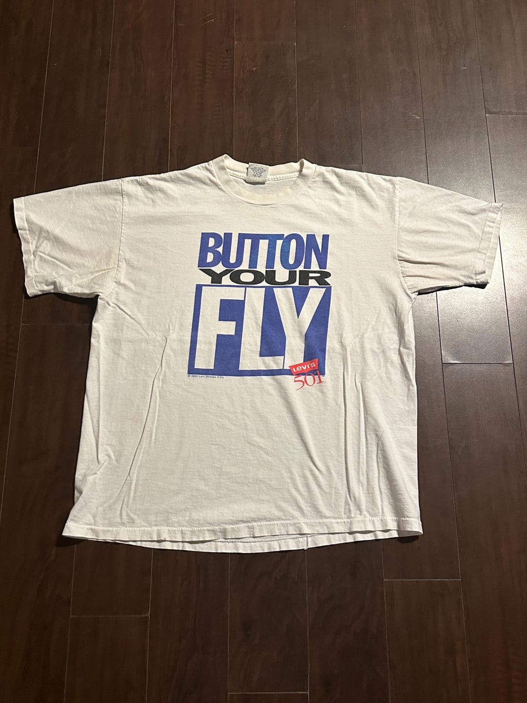 Vintage 1990s Levis Button Your Fly 501 Jeans T Shirt USA - Etsy