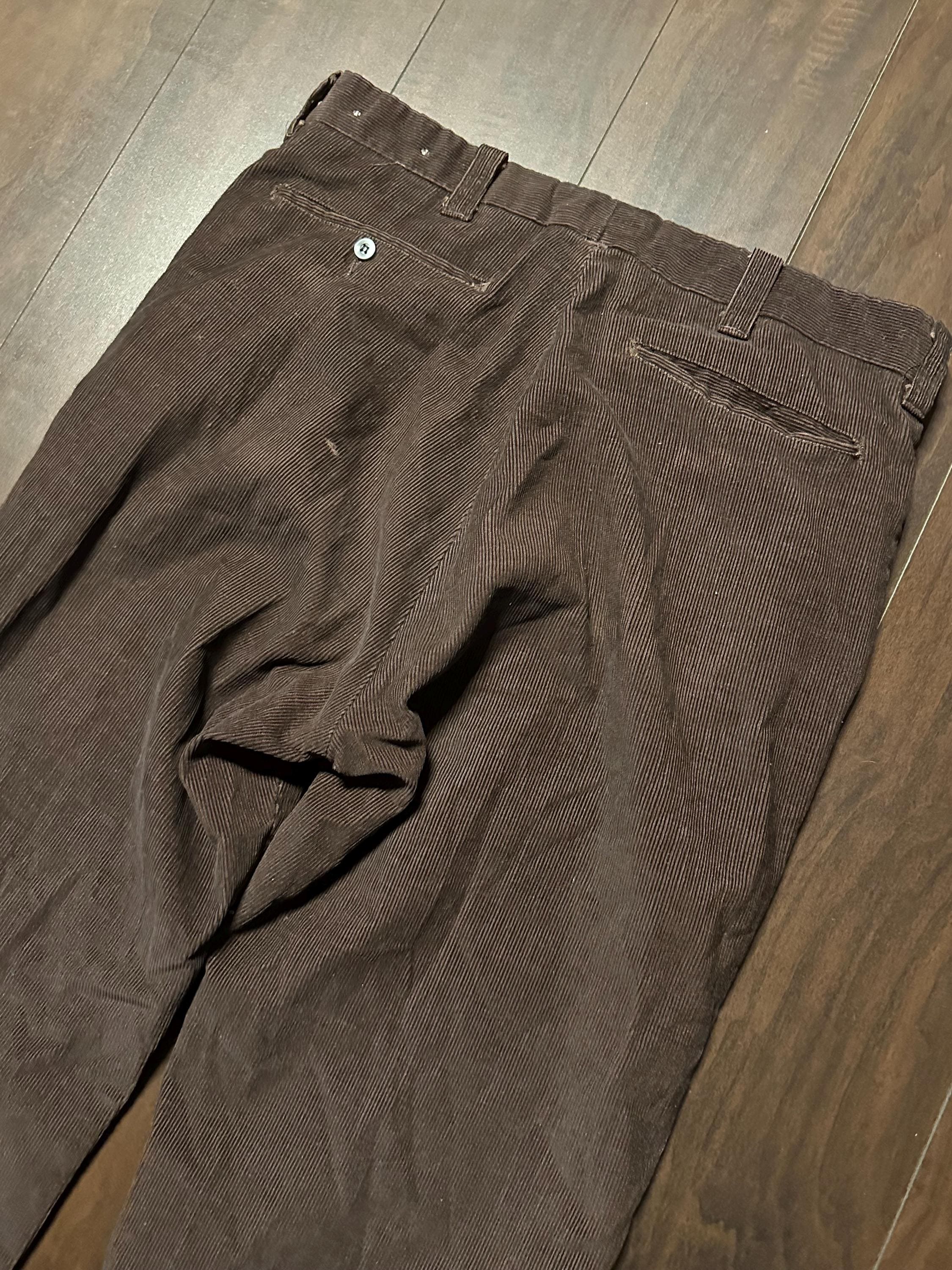 Vintage 1960s/70s Brown Slacks Trousers Pants USA - Etsy