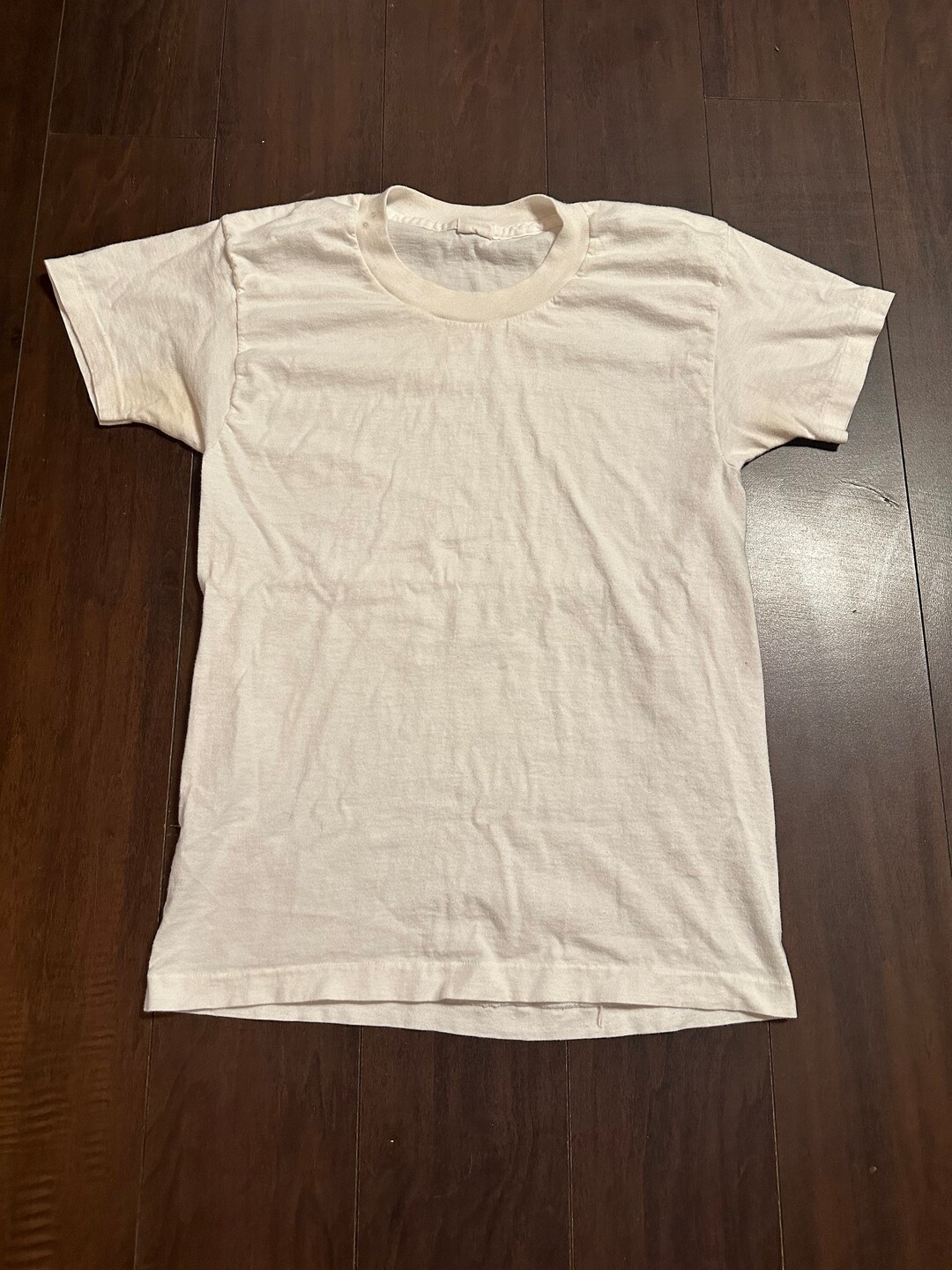 Vintage 1970s Jockey Blank White Faded Worn T Shirt USA - Etsy