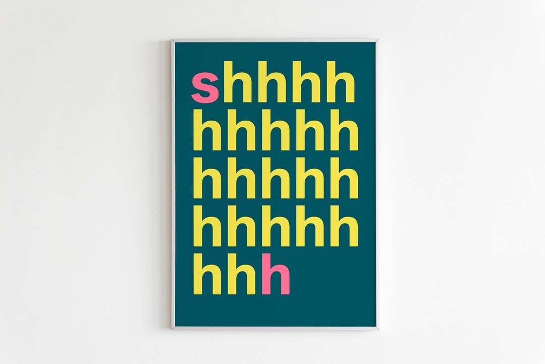 Shh Wall Art Shh Print Bedroom Print Bedroom Decor Bedroom - Etsy