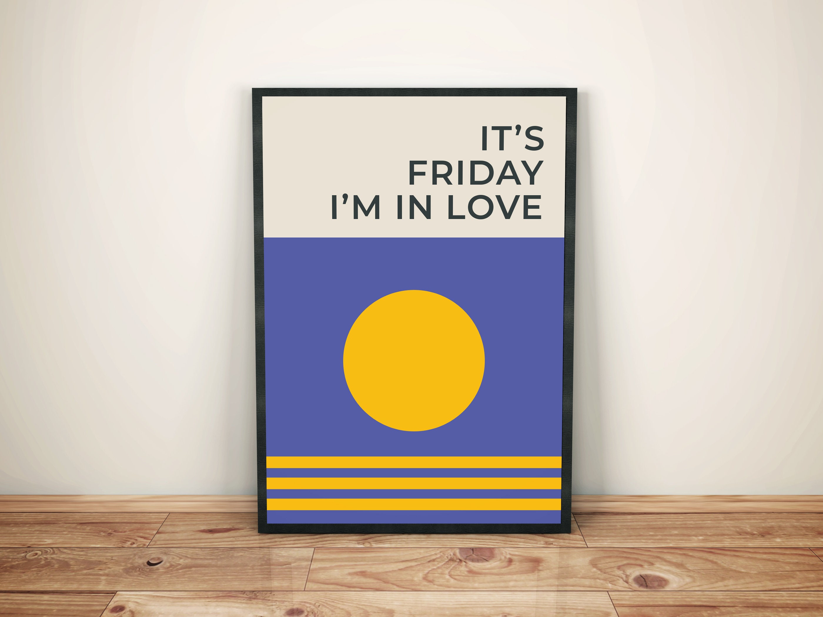 It's Friday I'm in Love Lyrics Print the Cure Print - Etsy UK