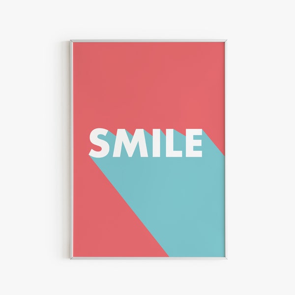 Smile Typography - Etsy