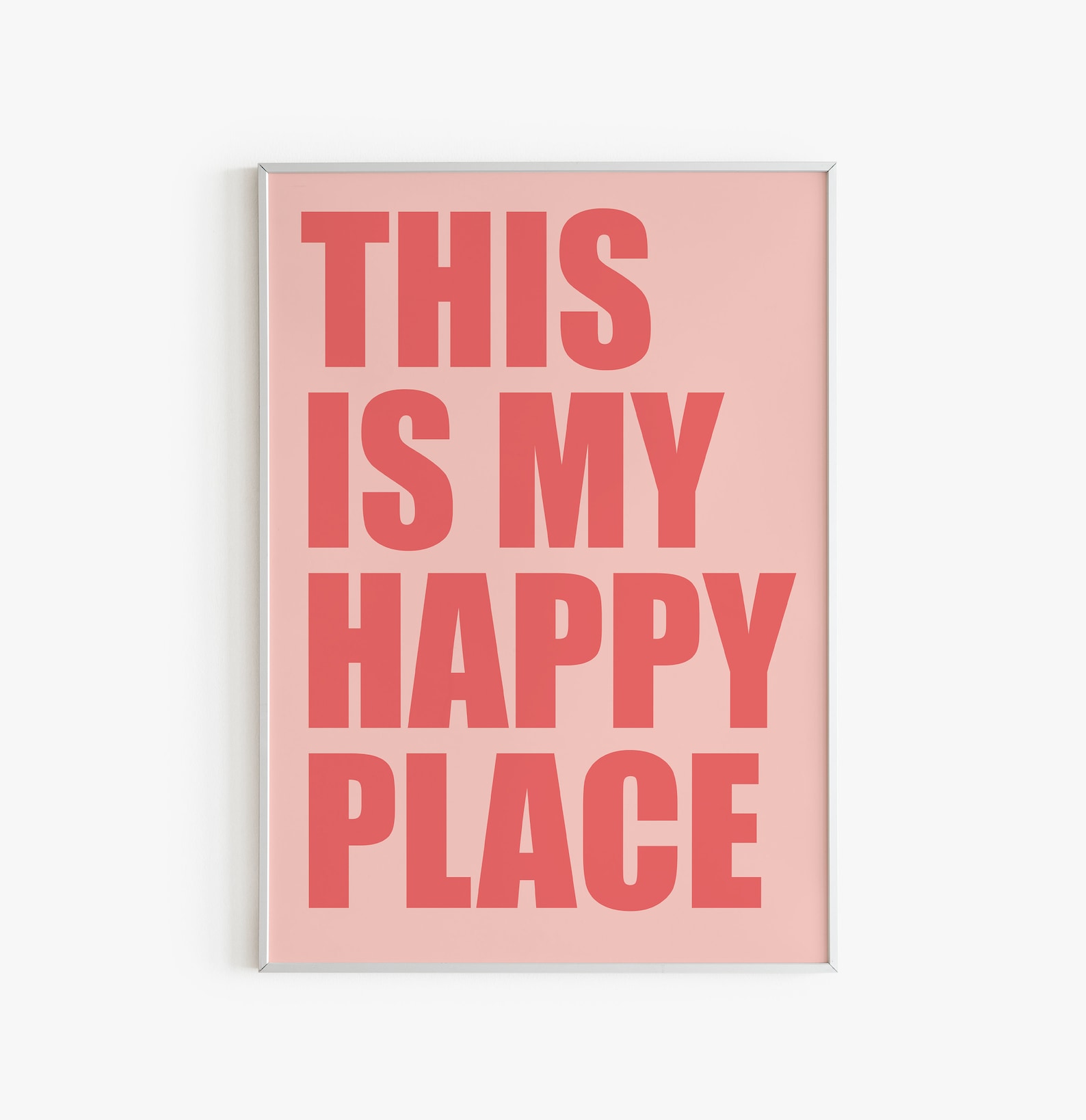 This is My Happy Place Print Colourful Quote Print - Etsy