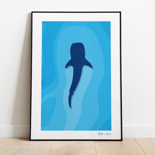 Shark Poster - Etsy