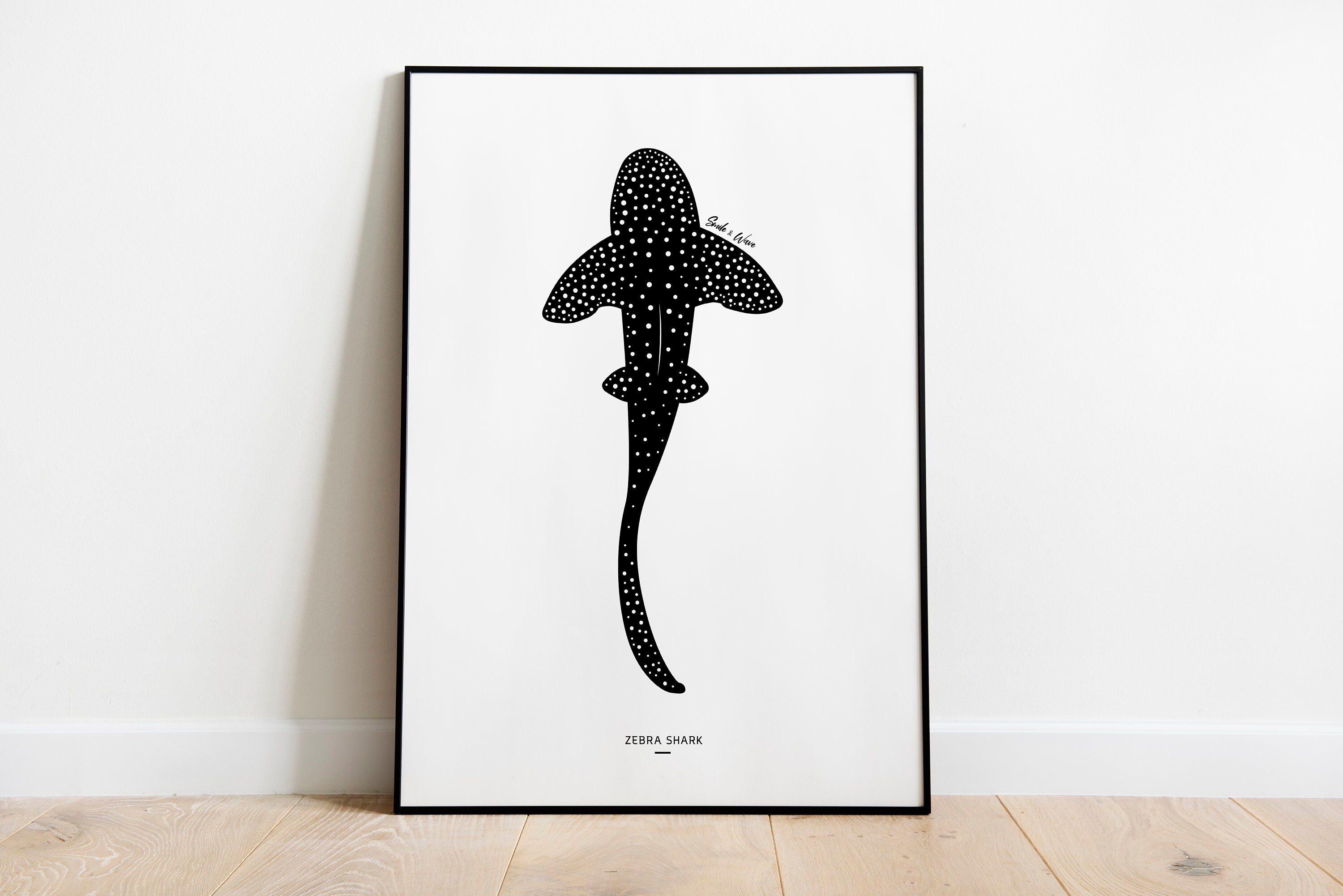 Zebra Shark Drawing