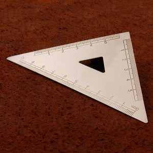 Brass Measuring Tools, Geometric Tools, Ruler Stationery - Etsy