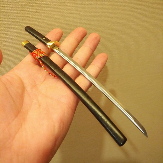 New 1:5 Scale Miniature Real Japanese Katana Sword Mini Steel - Etsy ...