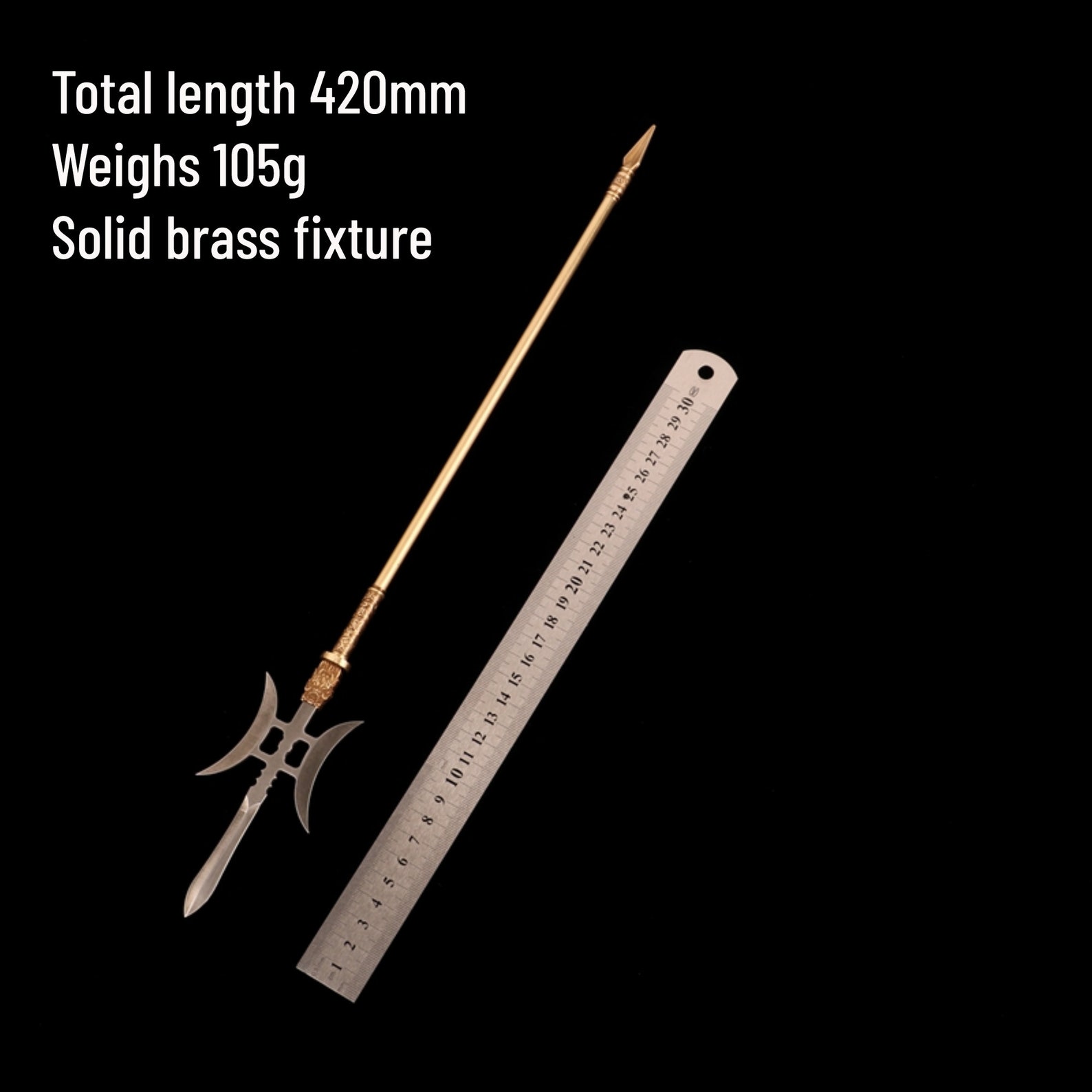 16.5l Chinese Fang Tian Ji Square Sky Double Halberd - Etsy New Zealand