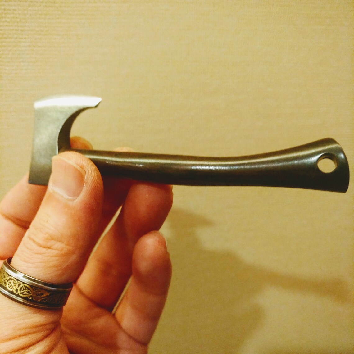 Mini TomahawkMiniature Pick Axe with Ebony Handle and 440 | Etsy