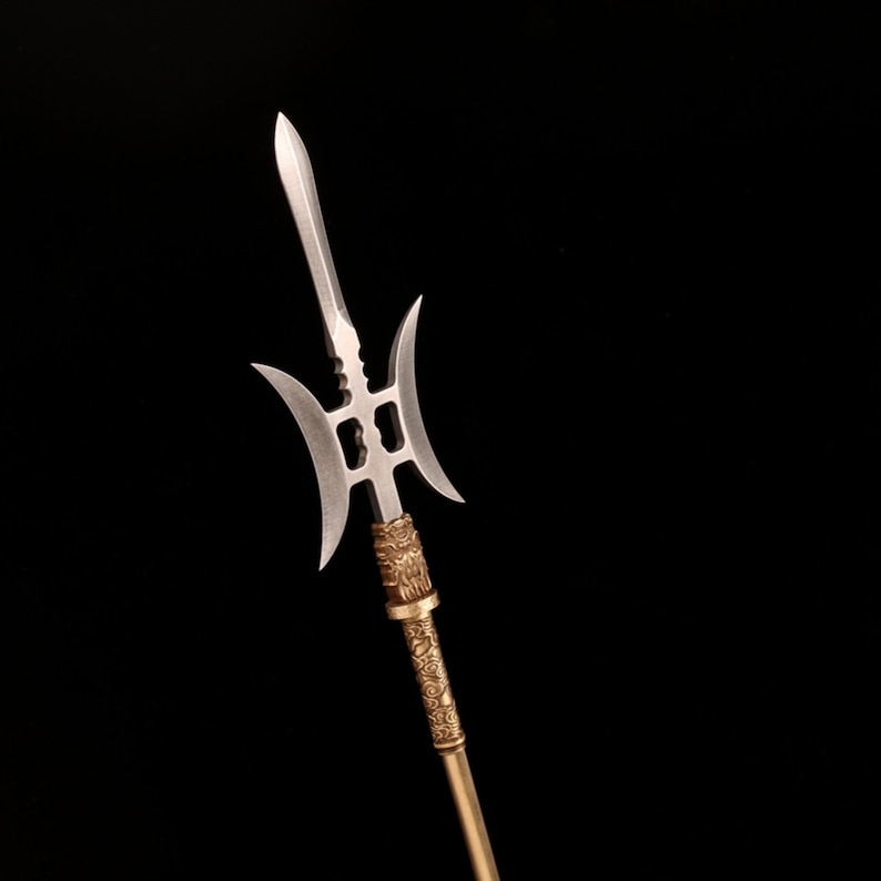 16.5l Chinese Fang Tian Ji Square Sky Double Halberd - Etsy New Zealand