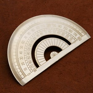 Brass Measuring Tools, Geometric Tools, Ruler Stationery - Etsy
