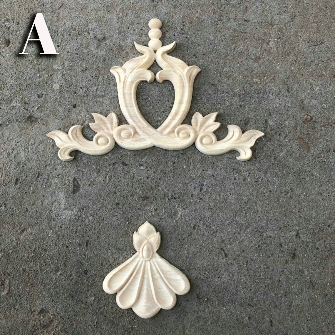 Door Trim Door Cover Wood Carved Applique Decorative Wood - Etsy