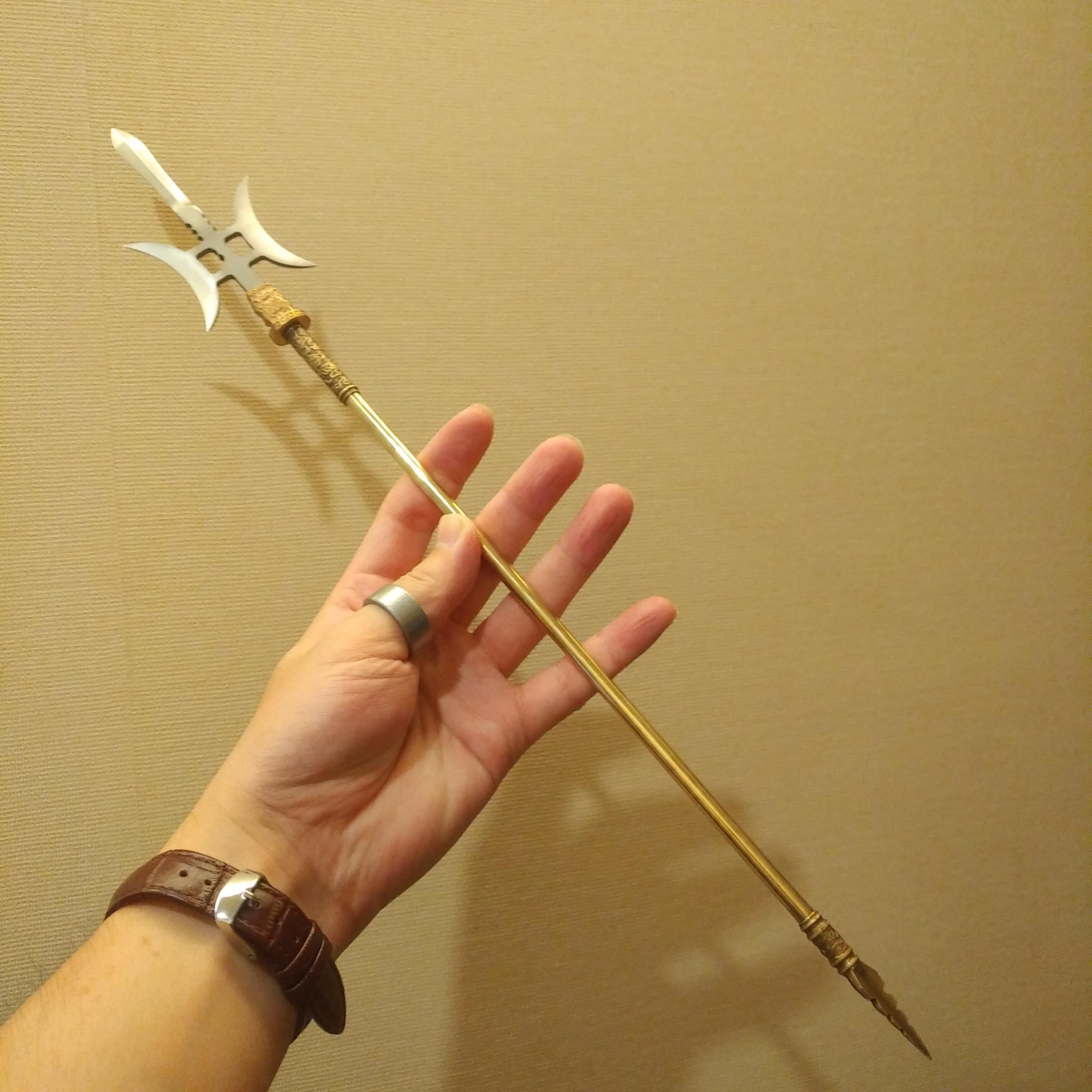 16.5l Chinese Fang Tian Ji Square Sky Double Halberd | Etsy